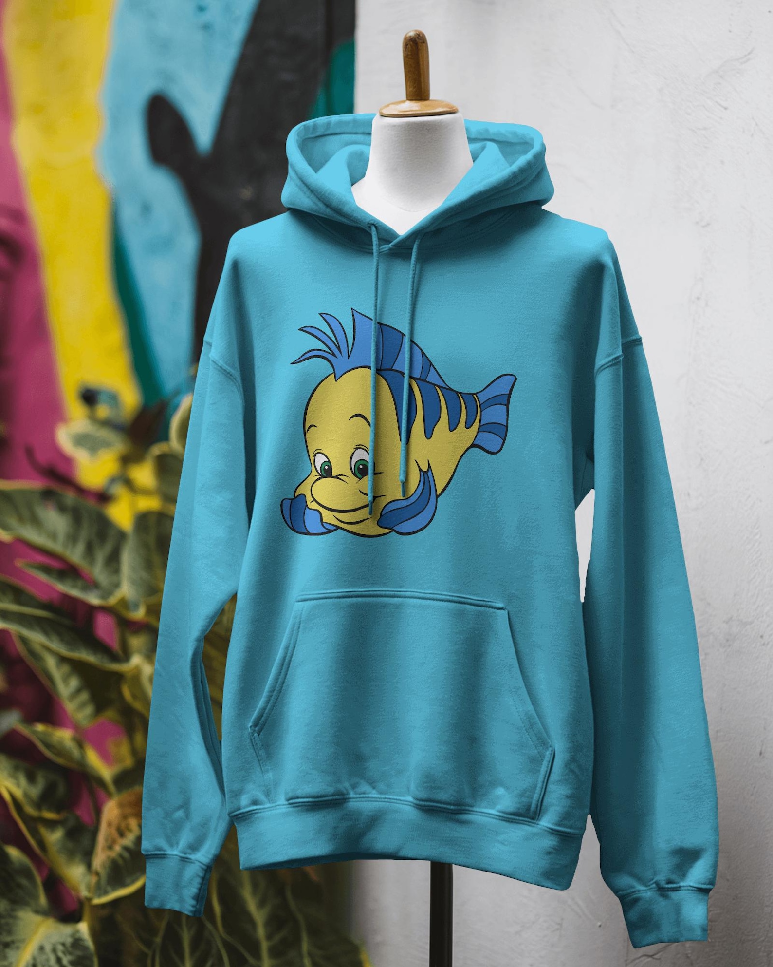 Flounder Svg, the Little Mermaid, Fish Svg, Flounder Clipart, Cute Fish ...