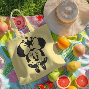 Princess Minnie Mouse SVG PNG: Silhouette Clipart (digital Download) - Etsy
