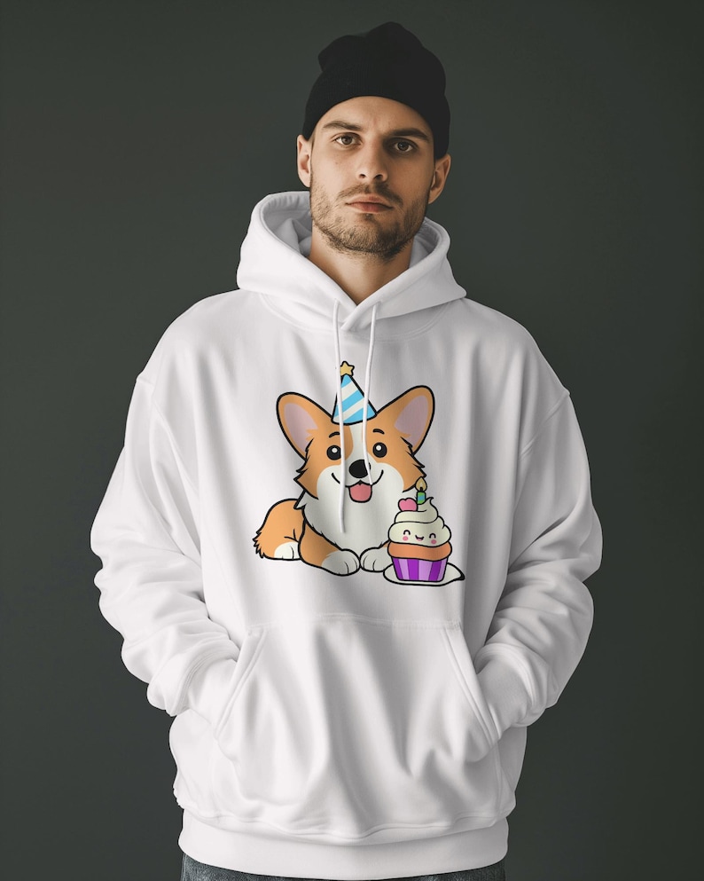 Corgi Svg, Corgi Birthday Png, Dog Svg, Happy Birthday Svg, Corgi Art ...