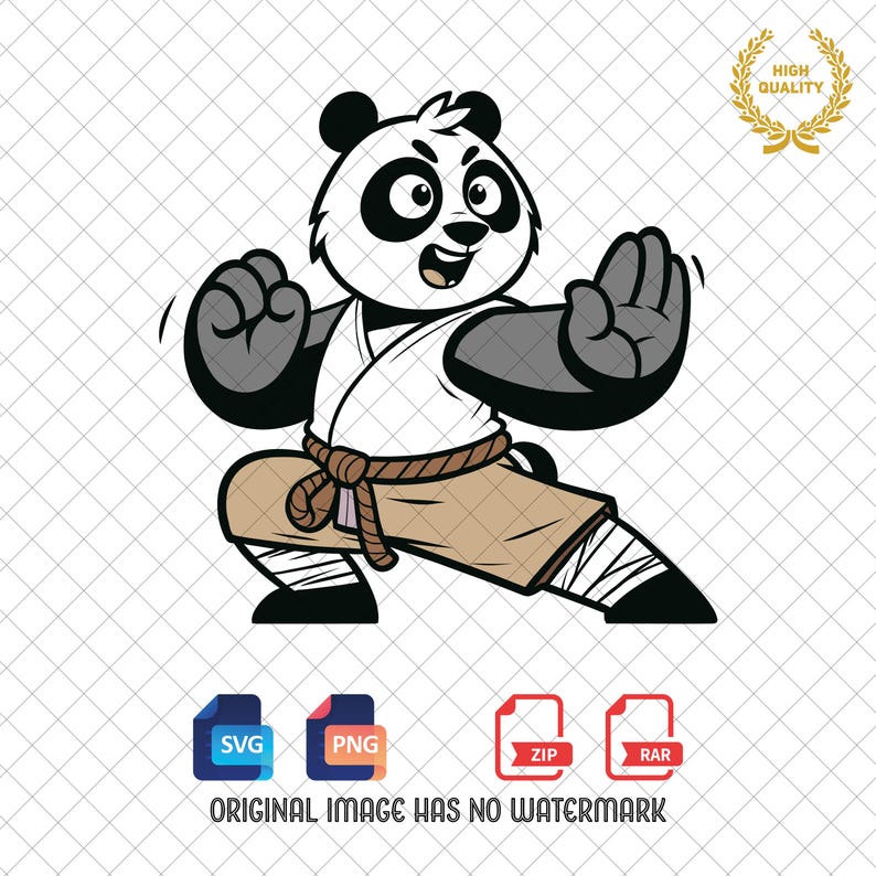 Kung Fu Panda Svg, Po Svg, Panda Png, Kung Fu Svg, Po Png, Svg and Png ...