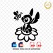 Stitch With Bee SVG PNG: Silhouette Clipart (digital Download) - Etsy