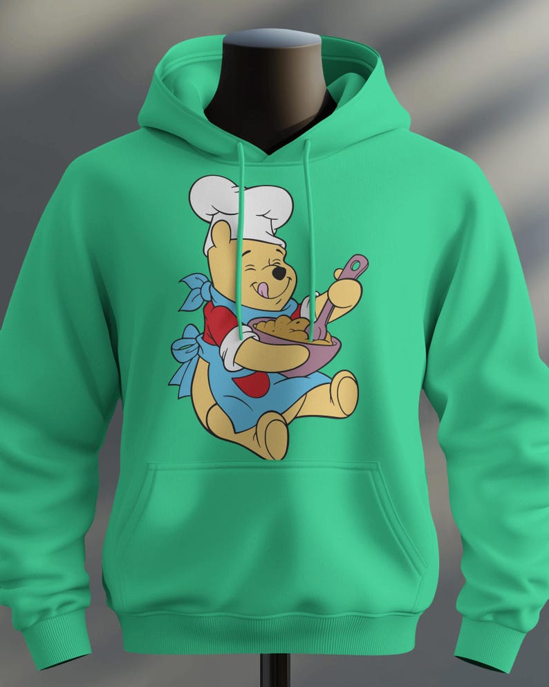 Winnie the Pooh SVG PNG, Winnie Clipart, Pooh Bear Svg, Chef Svg, Svg ...