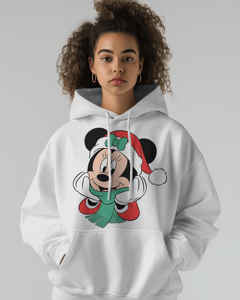 Minnie Mouse Christmas Clipart: SVG, PNG Files (digital Download ...