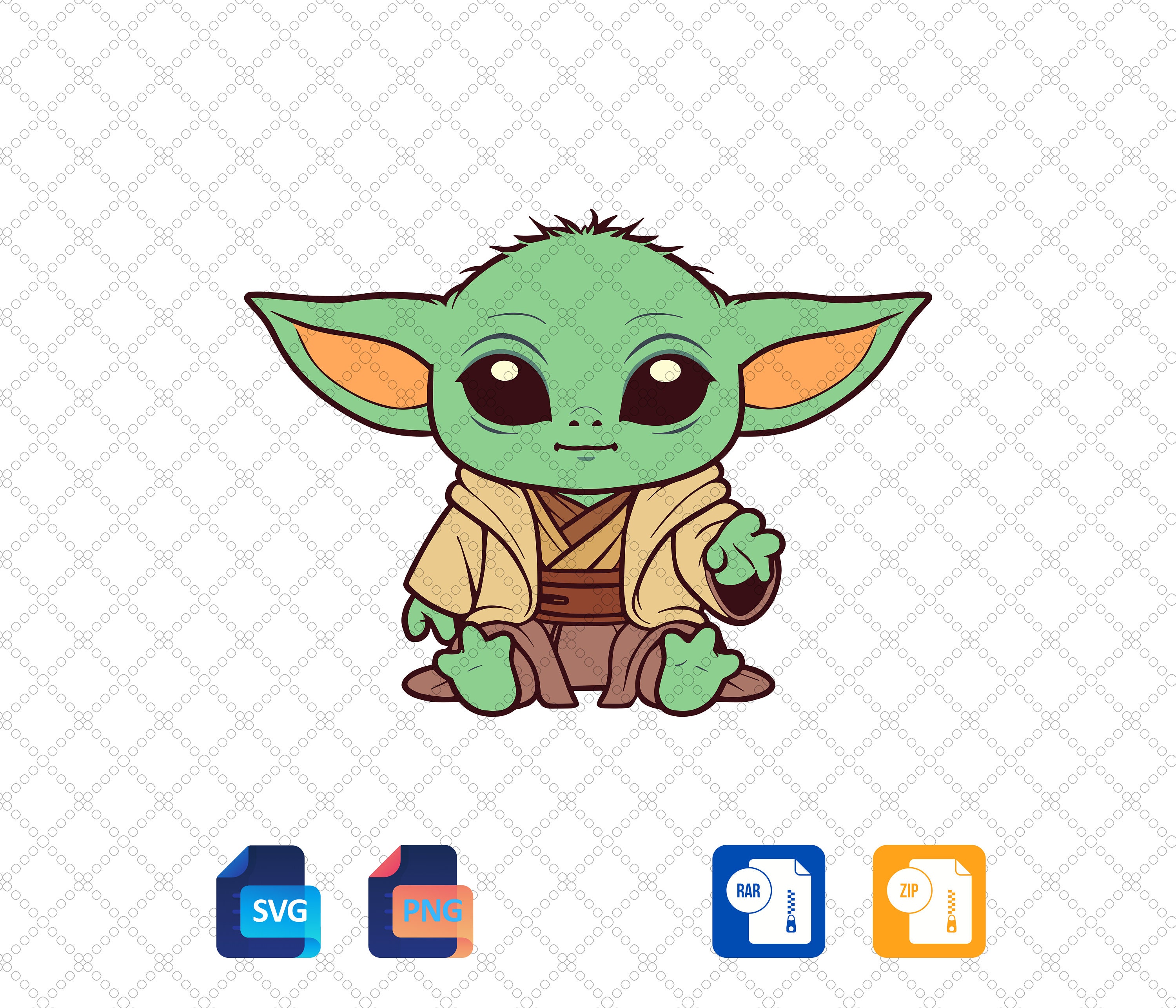 Baby Yoda Svg, Yoda Png, Baby Yoda Clipart, Mandalorian Svg, Svg and ...