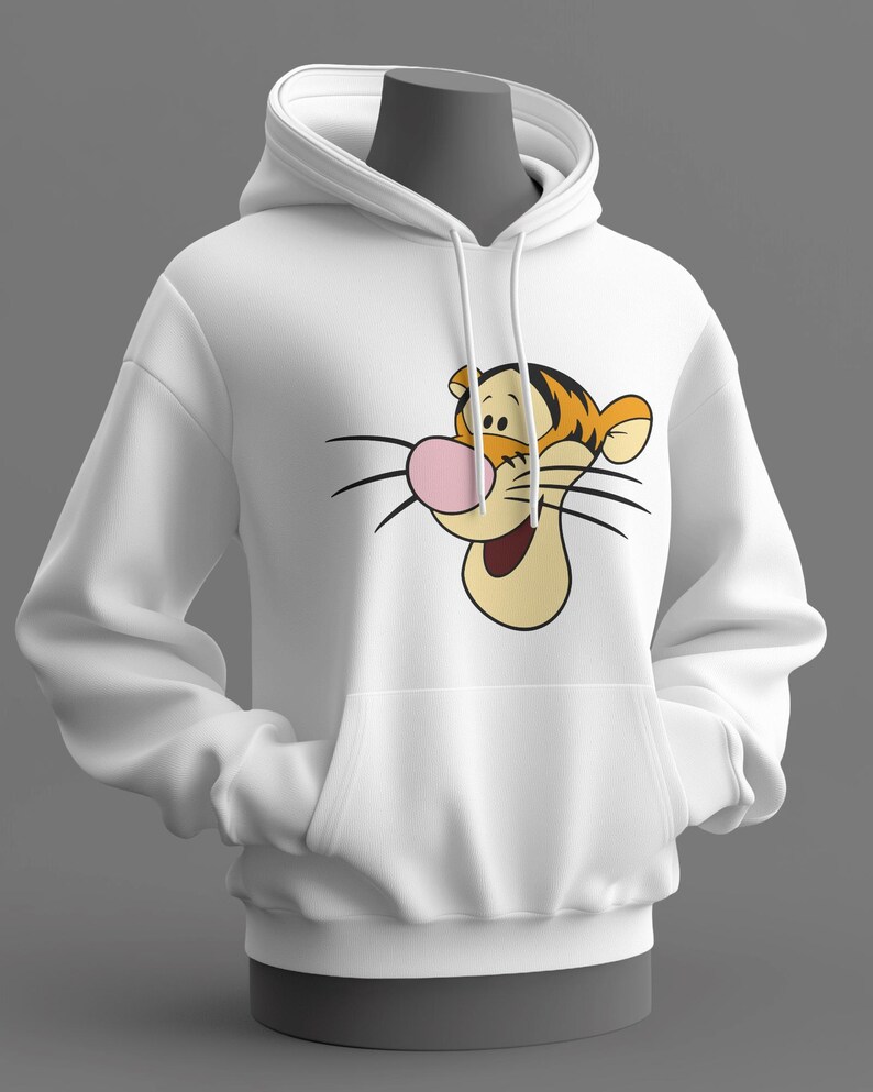 Tigger Head Clipart: Svg and Png Files (digital Download) - Etsy Canada