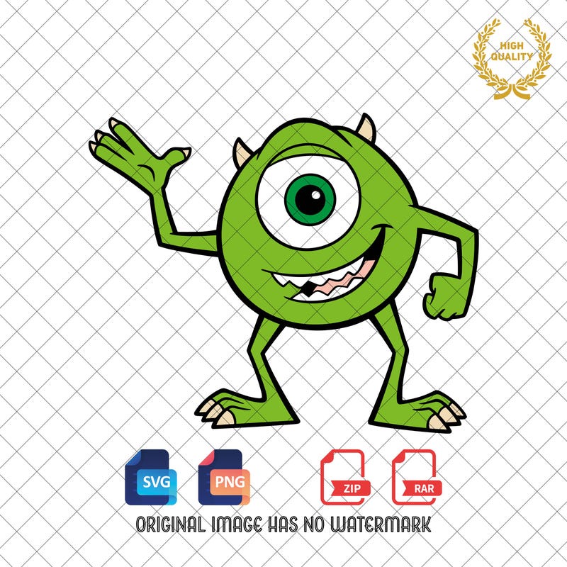 Mike Wazowski - Etsy