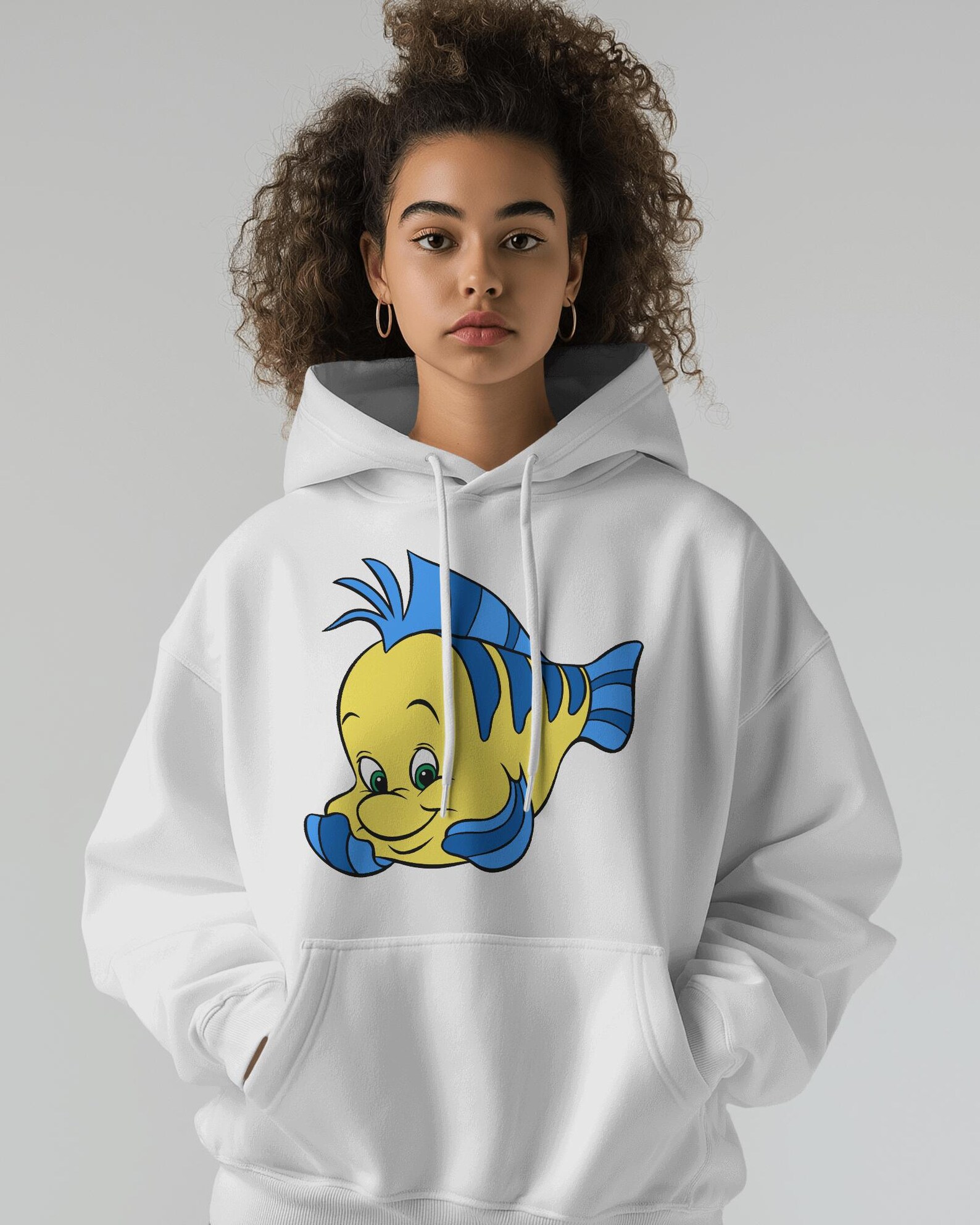 Flounder Svg, the Little Mermaid, Fish Svg, Flounder Clipart, Cute Fish ...