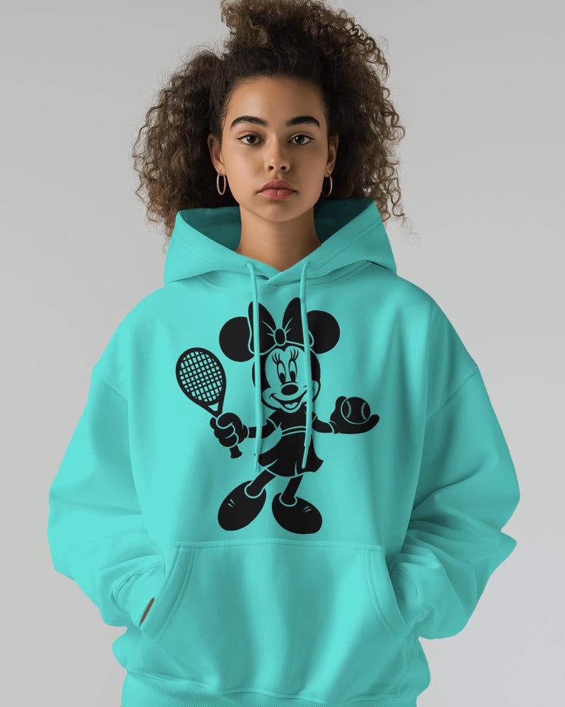 Minnie Mouse Tennis SVG PNG: Silhouette Clipart (digital Download) - Etsy