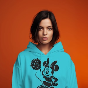 Cheer Svg Png, Minnie Mouse Svg, Pom Pom Svg, Cheerleader Svg, Minnie ...