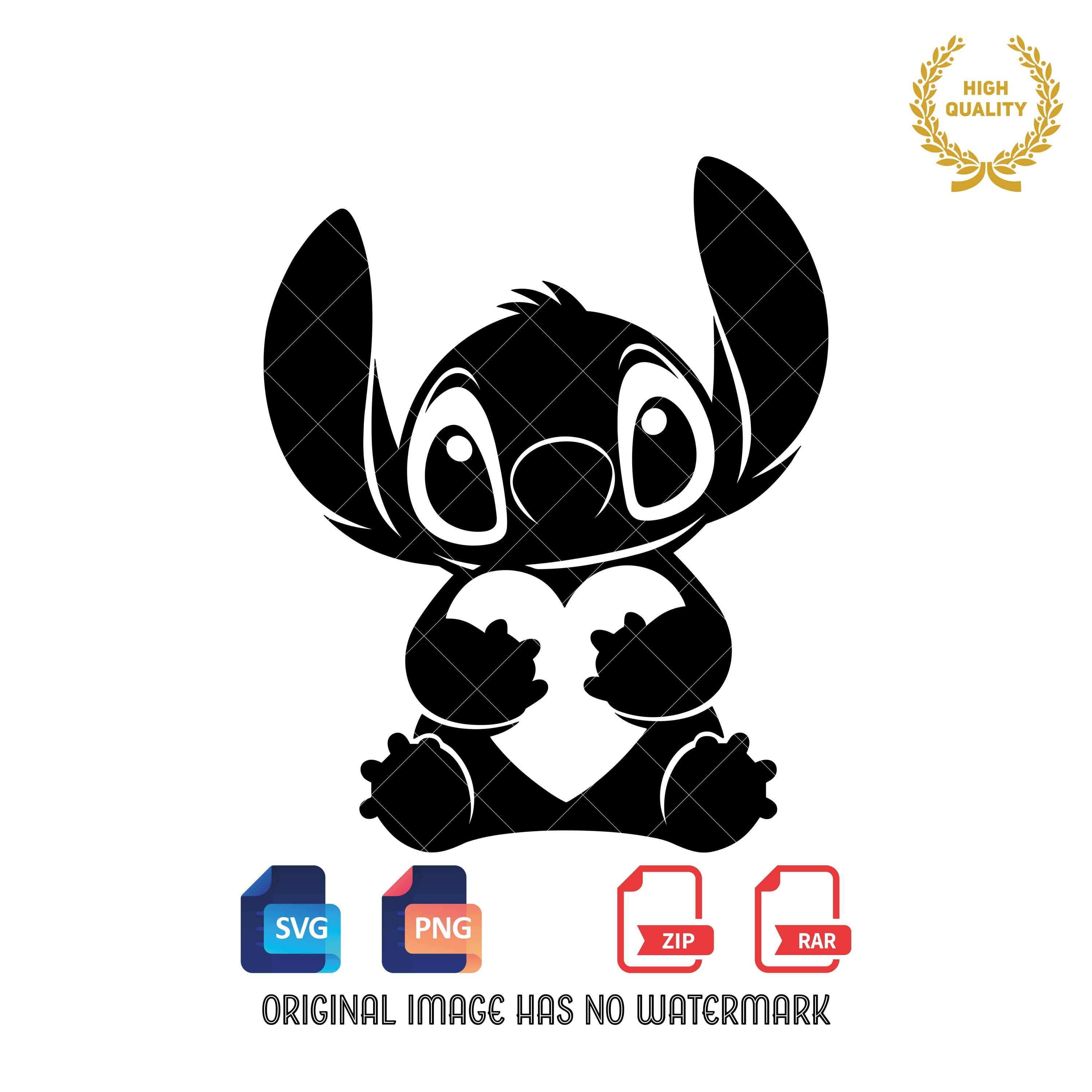 Stitch Svg & Png, Valentines Day Svg, Heart Svg, Love Svg, Stitch ...