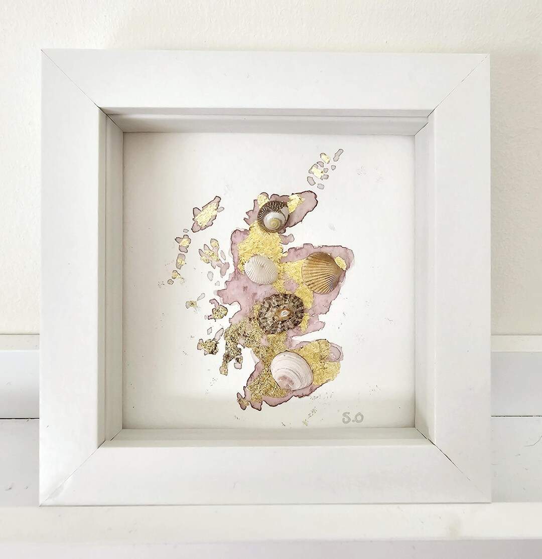 Mini Scotland Map - Etsy