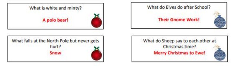 90 Christmas Jokes | Printable | PDF Download | Download and Print ...