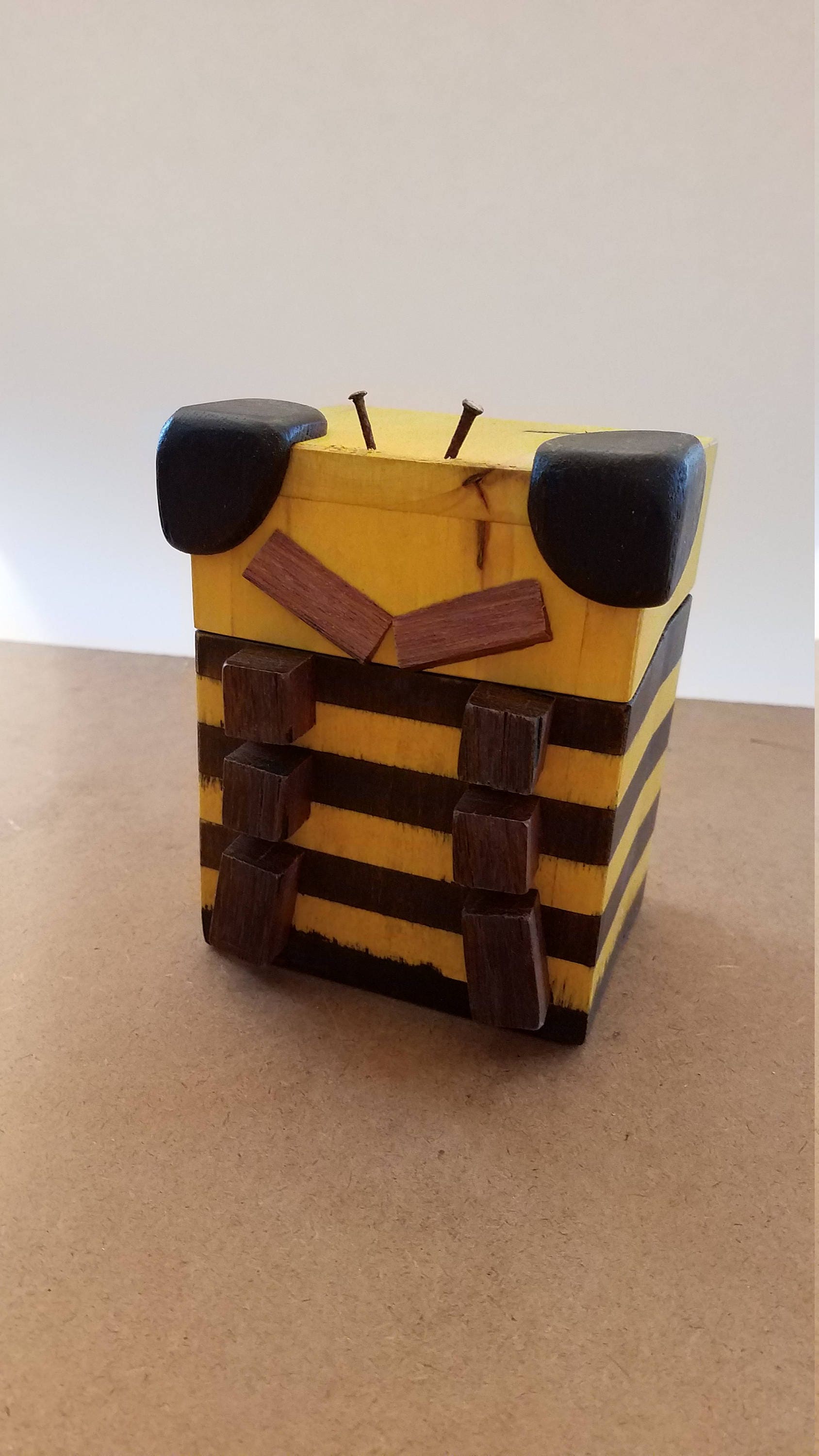 Bee Box - Reclaimed Wood Treasure Box - Etsy