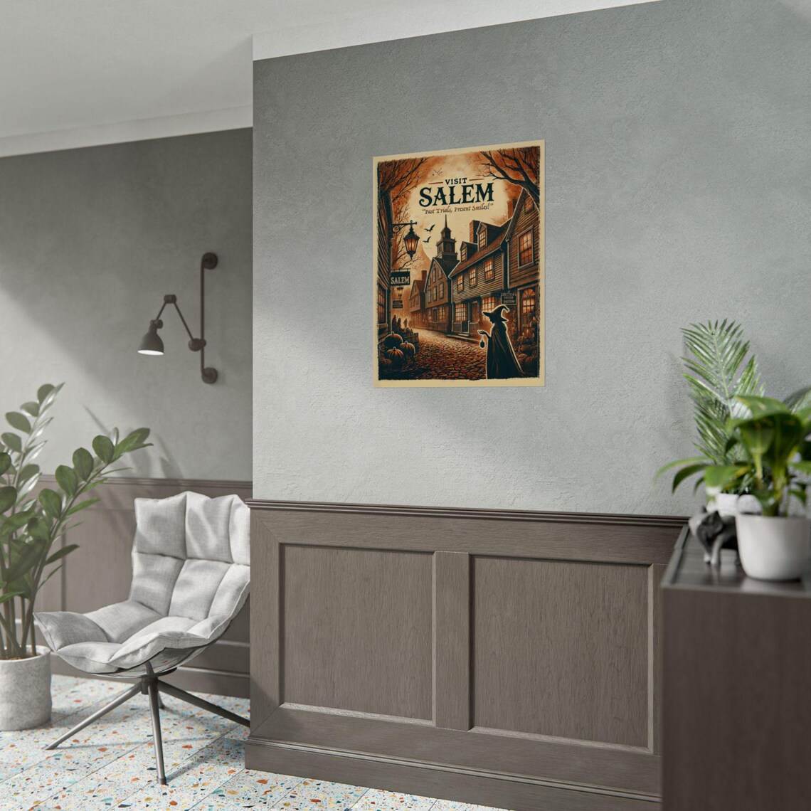 Salem Massachusetts Witch Trials Travel Poster: Wall Art - Decor ...