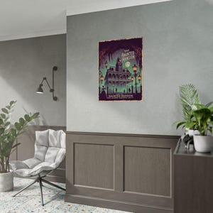Haunted Mansion 999 Happy Haunts Halloween Travel Poster: Spooky Wall ...