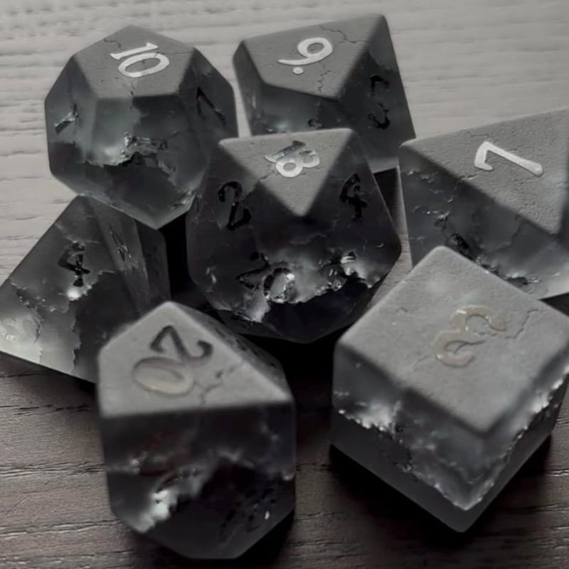 Black Dice Set - Etsy