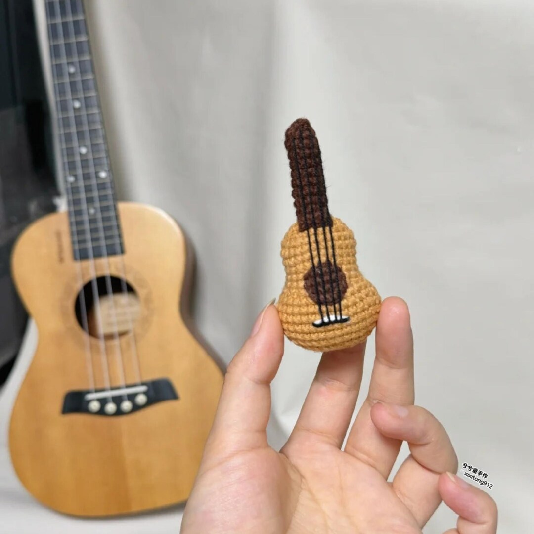 Mini Guitar Crochet Pattern, Handmade Crochet, PDF Crochet, Instant ...