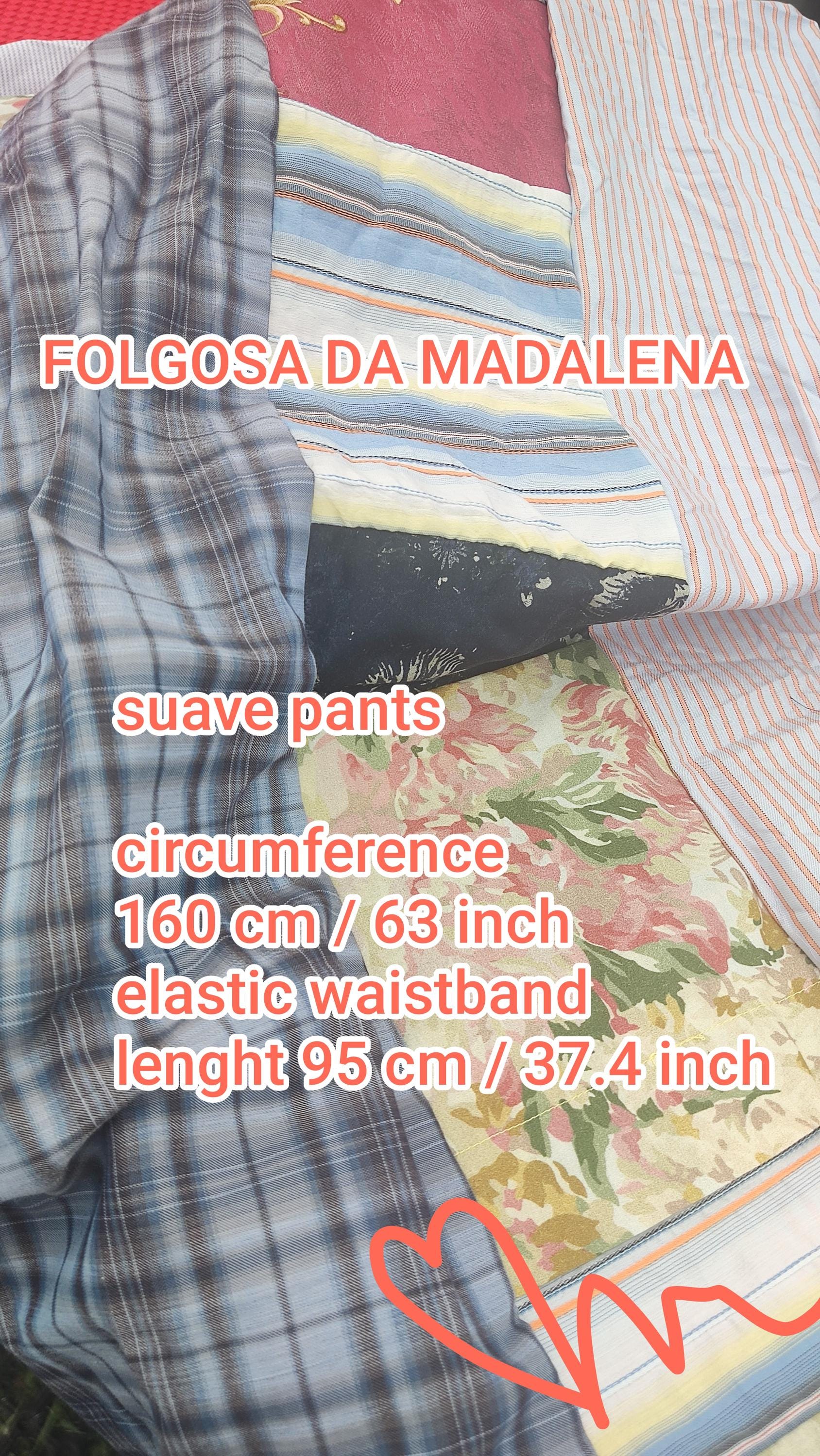 FOLGOSA DA MADALENA Bloomers Zouave Patchwork • Calças Hippie Unissexo ...