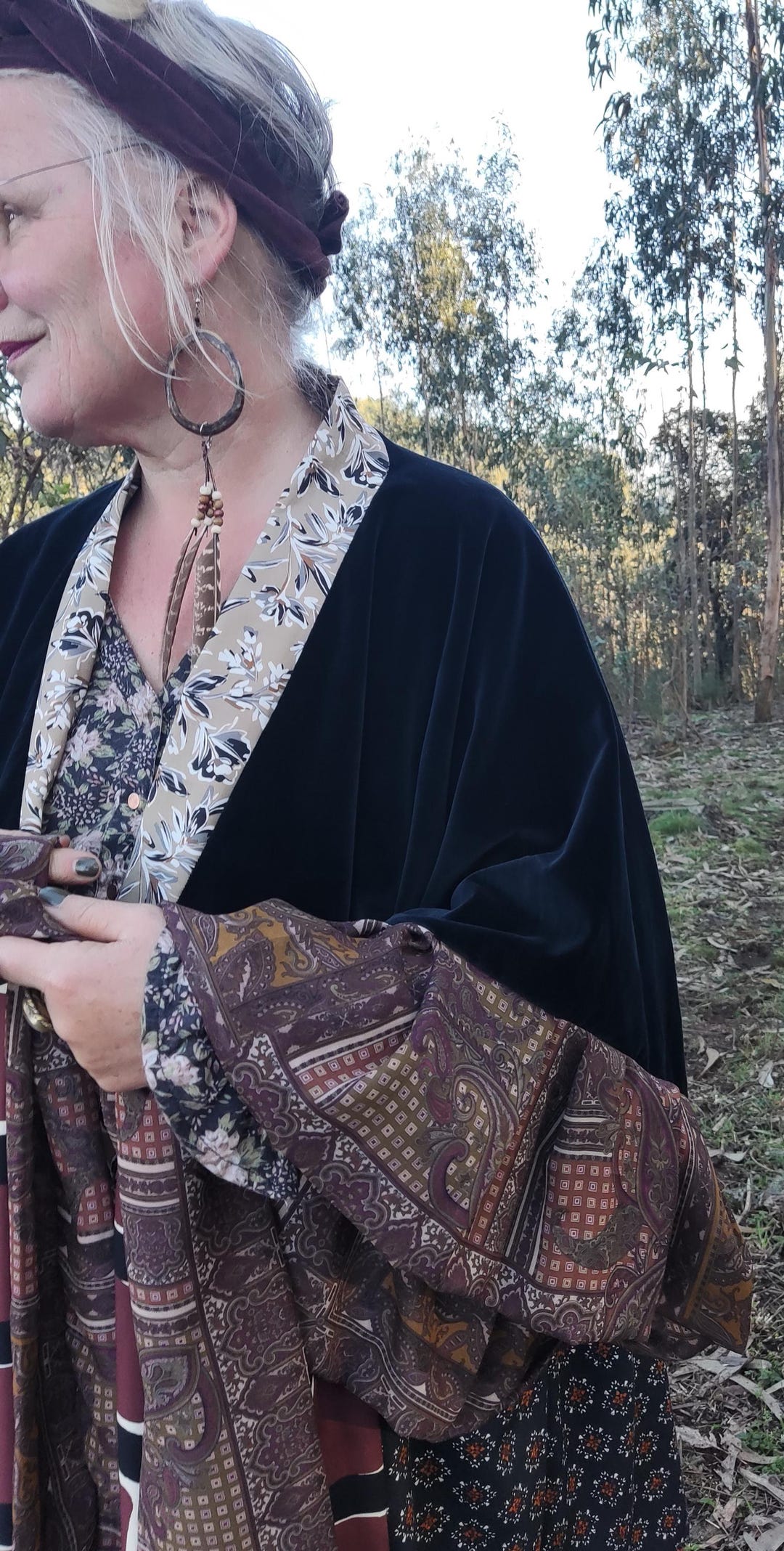 Hafra Recycled Boho Oversized Dress: Handmade by Marlene - Etsy