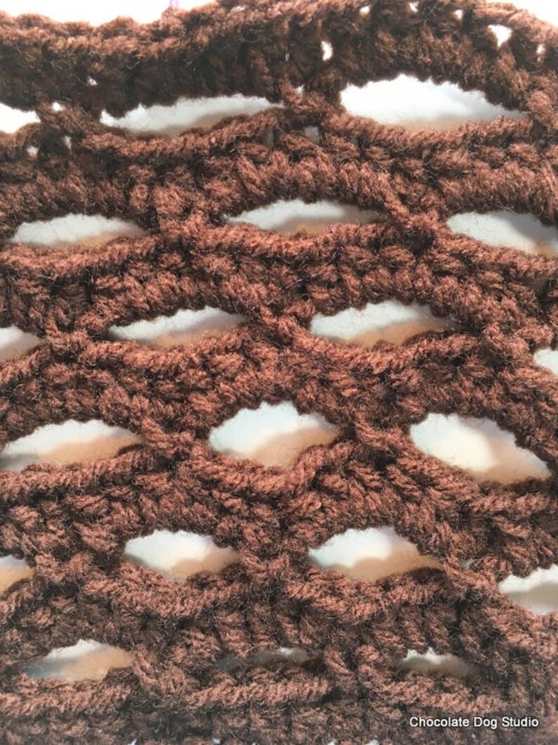 Ocean Waves Crochet Scarf Pattern, Easy Lacy Scarf With Fringe - Etsy