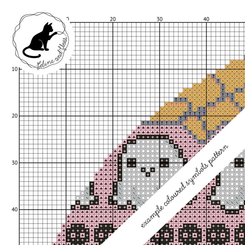 Ducks Repeating Pattern Pastel Rainbow Cross Stitch Pattern, Cross ...