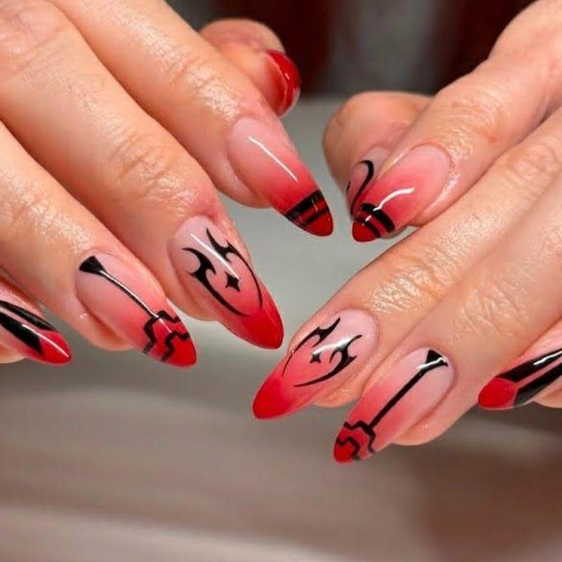 Sukuna Nails Jjk - Etsy