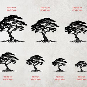 Tree of Life Metal Wall Decor, Oversized Tree Metal Wall Art, Nature ...