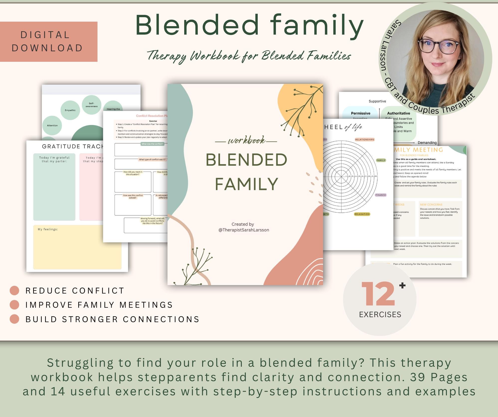 Blended Family Workbook: Transform Dynamics, Strengthen Bonds ...