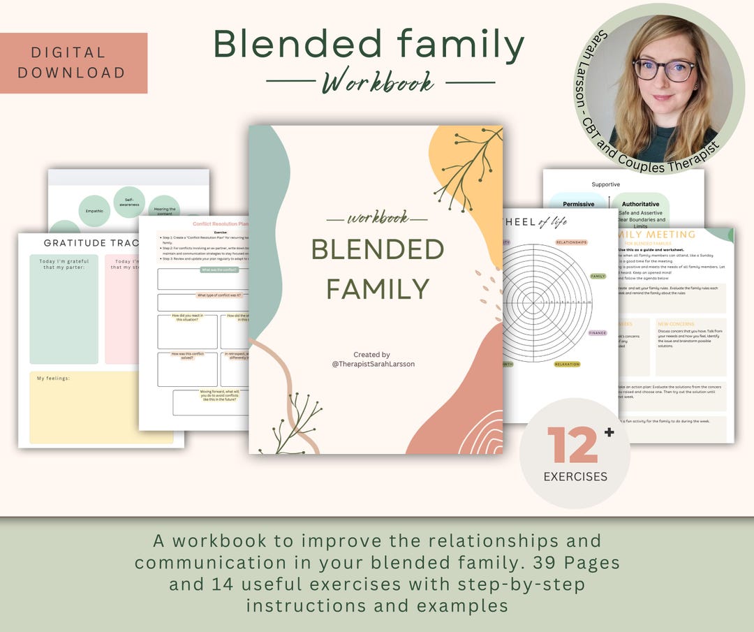 Blended Family Workbook: Transform Dynamics, Strengthen Bonds ...
