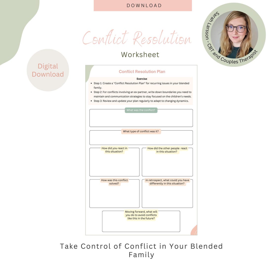 Blended Family Communication Guide: Stepparent Conflict Resolution ...