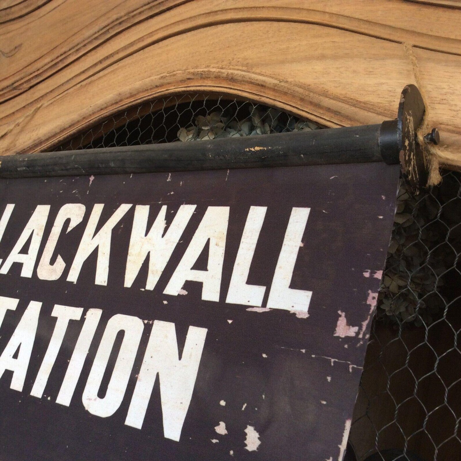 Vintage Style BRITISH BUS ROLL Sign Route Railway Destination Street ...