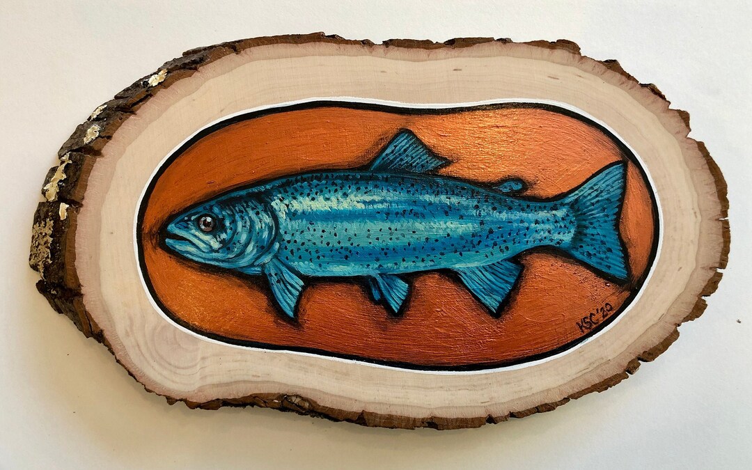 Steelhead Trout Painting - Etsy