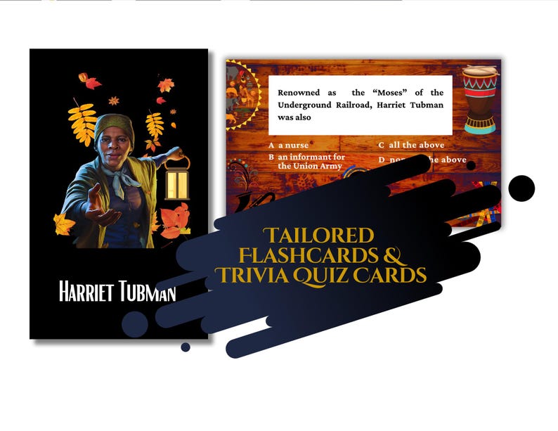 Black History Trivia Flashcards, African American STEM Icons - Etsy