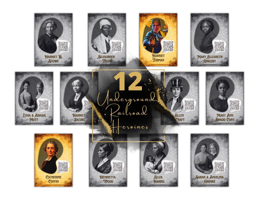 12 Underground Railroad Heroines | Interactive Classroom Activity ...