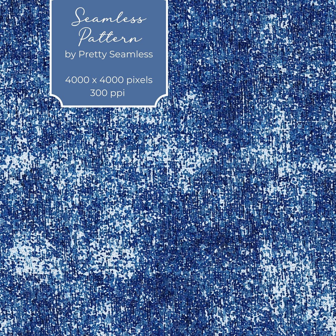 Watercolor Acid Wash Denim Seamless Repeat Pattern for Textiles and ...