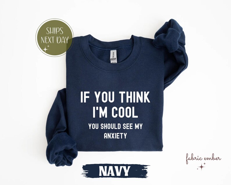 Funny Anxiety Awareness Shirt, Sarcastic Mental Health Tee - Etsy UK
