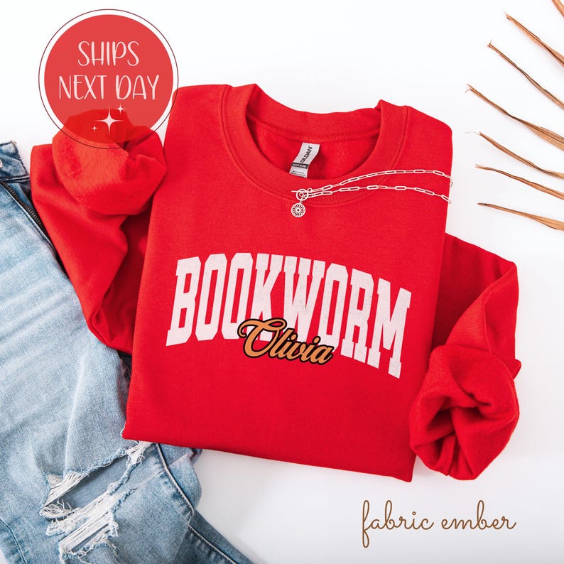 Custom Bookworm Sweatshirt, Book Club Tee - Etsy