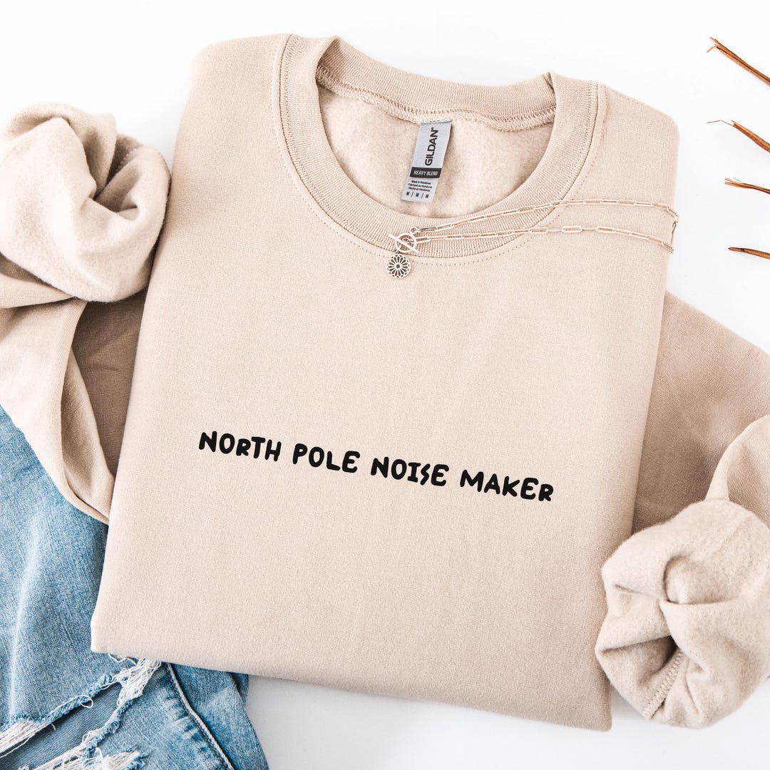 North Pole Noise Maker Christmas Shirt: Funny Holiday Tee for Kids and ...