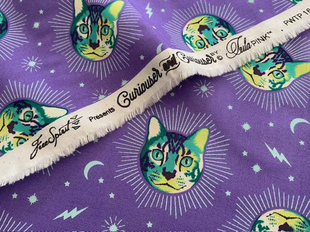 RARE Curiouser & Curiouser by Tula Pink Cheshire Daydream TP164 - Etsy