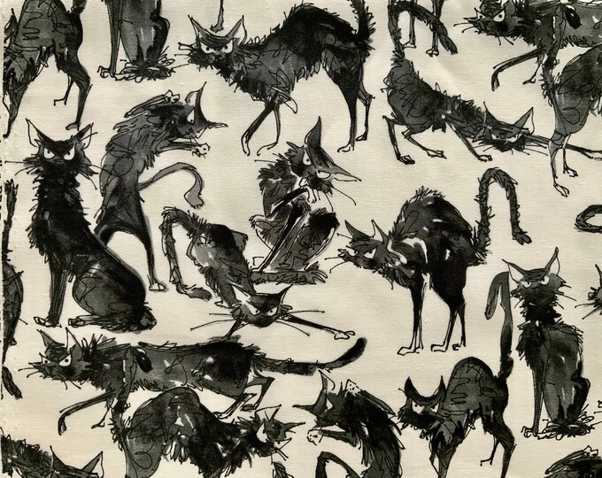 SALE Very Rare Alexander Henry Sebastian Ghastlie Scary Cat - Etsy