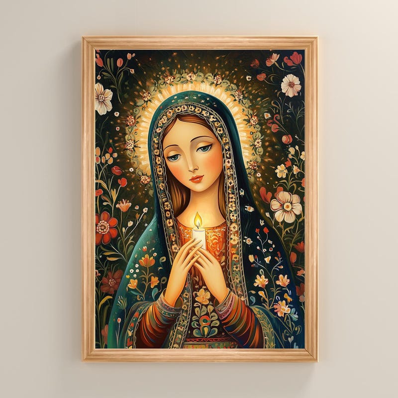 Religious Folk Art - Etsy