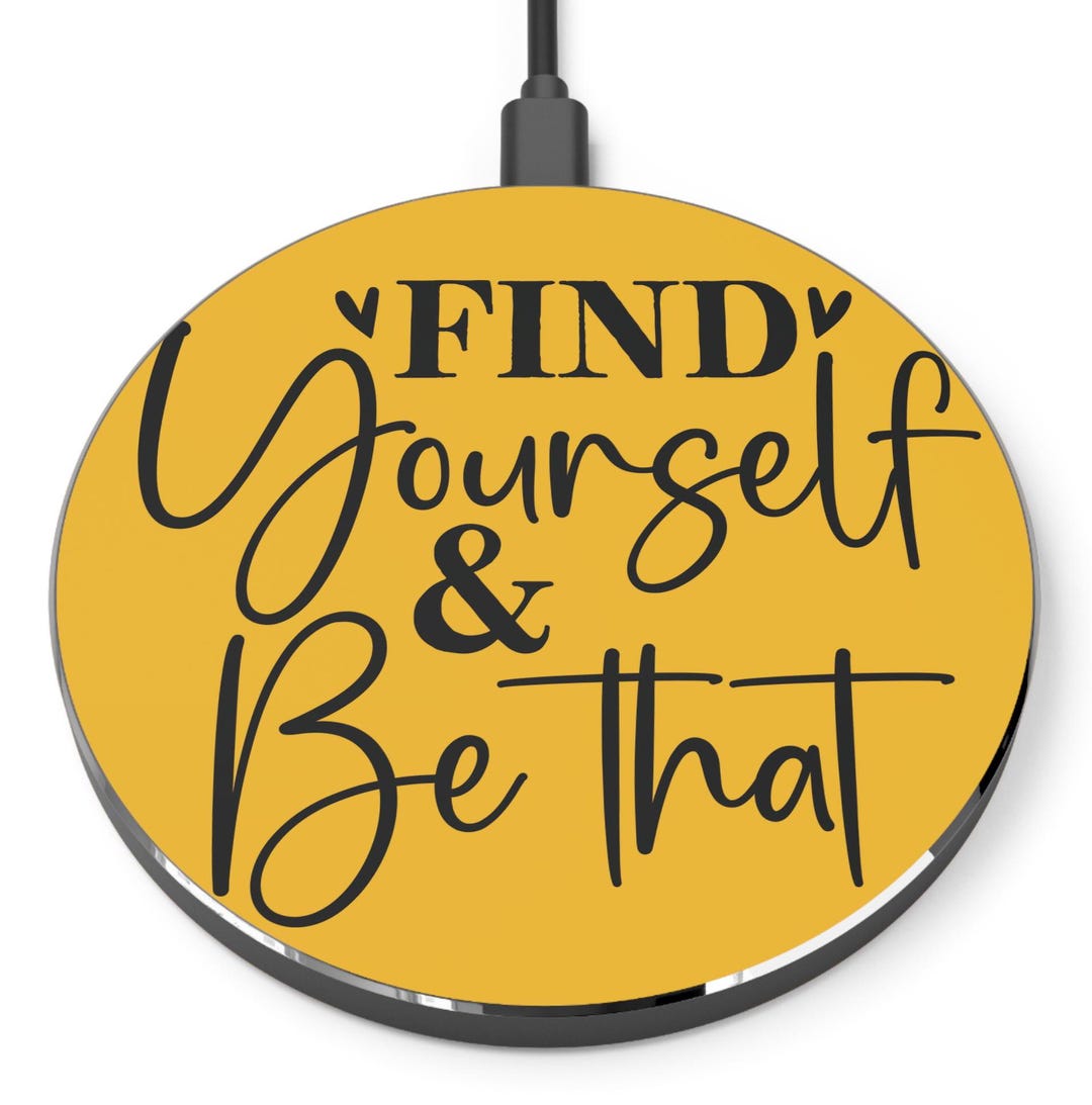 Wireless Charger, Personalized Charging Pad, Inspirational Quote ...