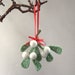Christmas Mistletoe Ornament Decor Traditional Winter Weddings Favor ...