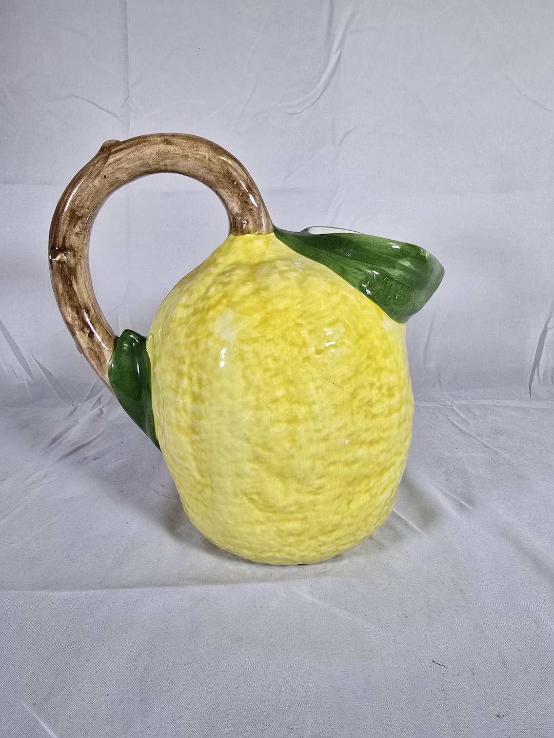 Vintage Ceramic Lemon Pitcher Made in Italy - Etsy