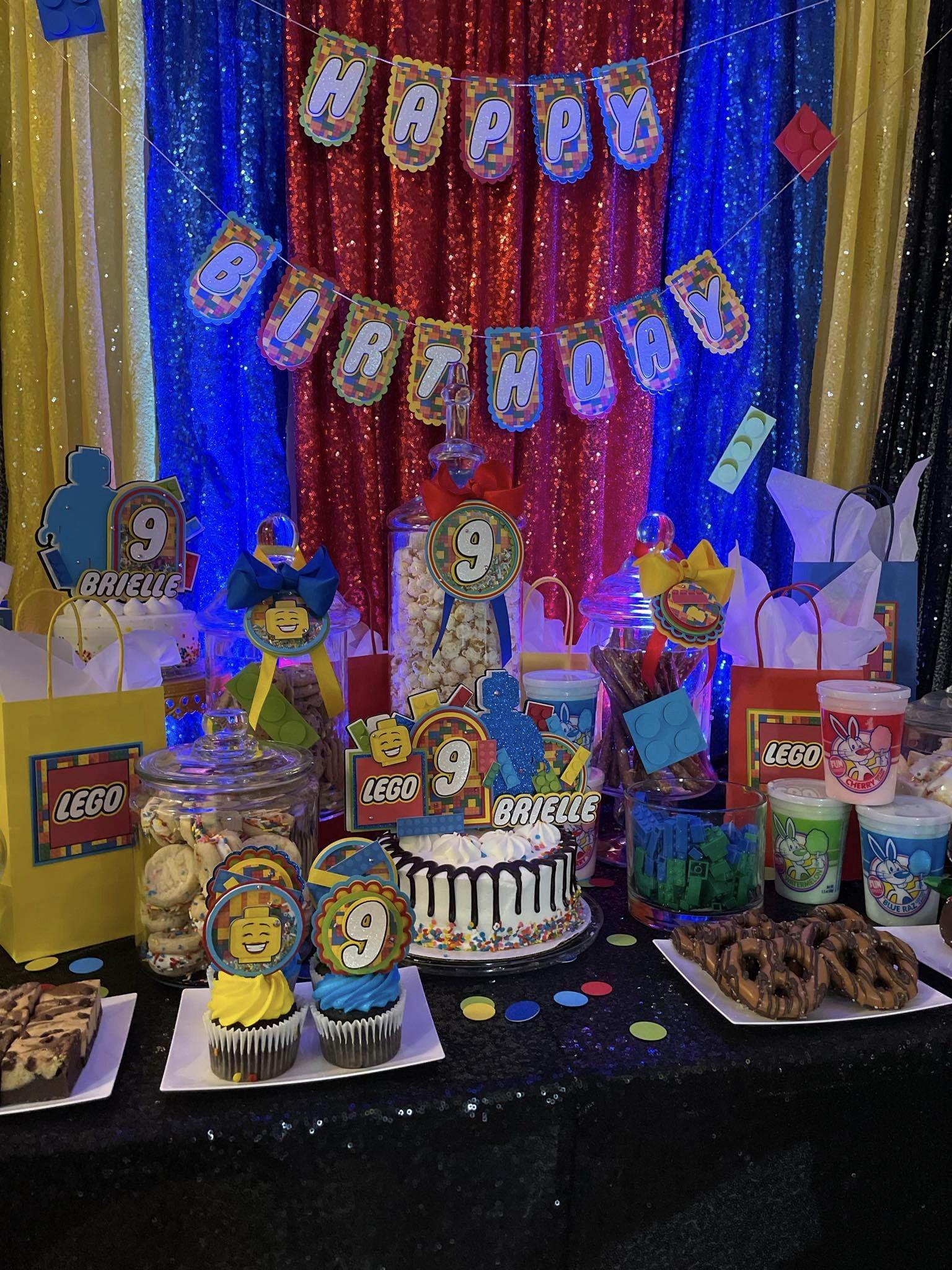 Lego Block Themed Cake Topper - Etsy