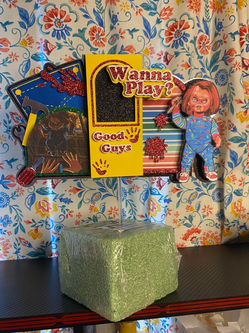 Chucky Doll Horror Movie Themed Cake Topper - Etsy