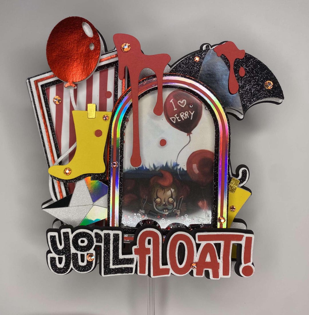 Horror Cake Topper PENNYWISE IT Party Decorations - Etsy