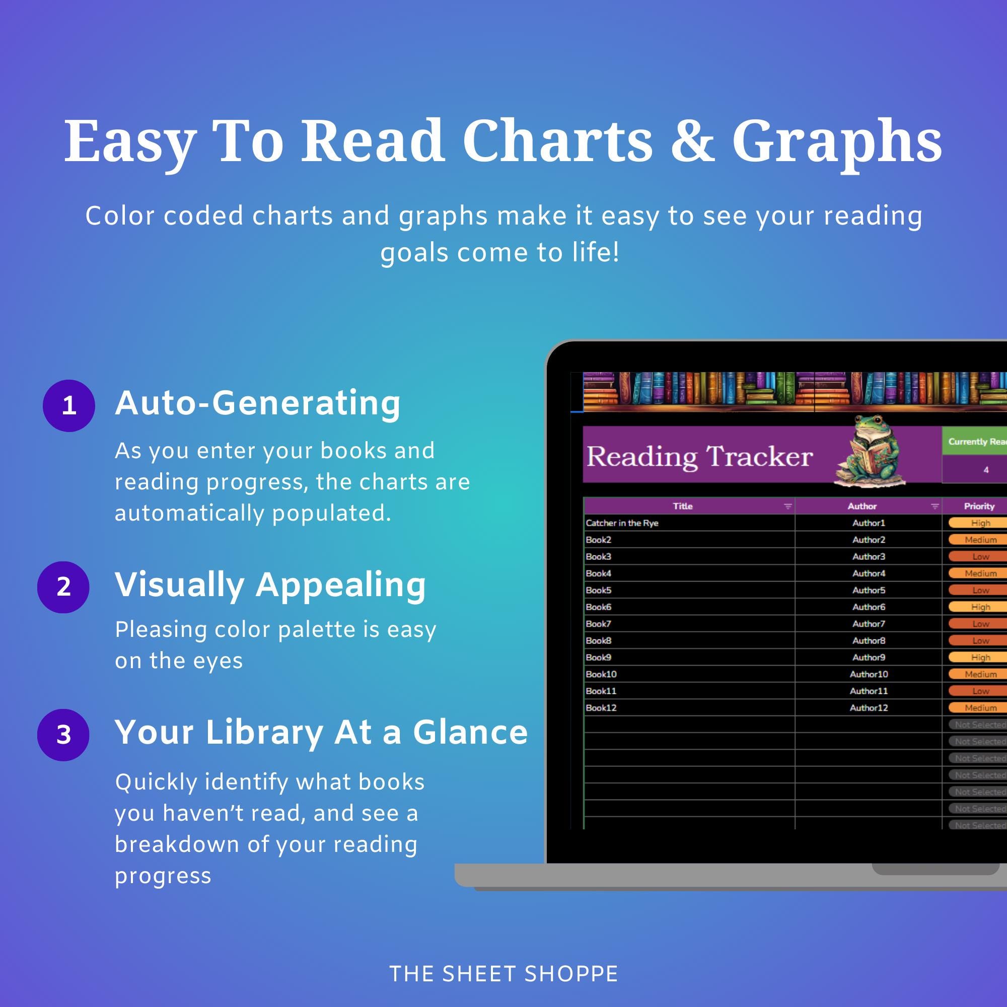 Book Tracker Spreadsheet Google Sheets Book Series Tracker Reading List ...