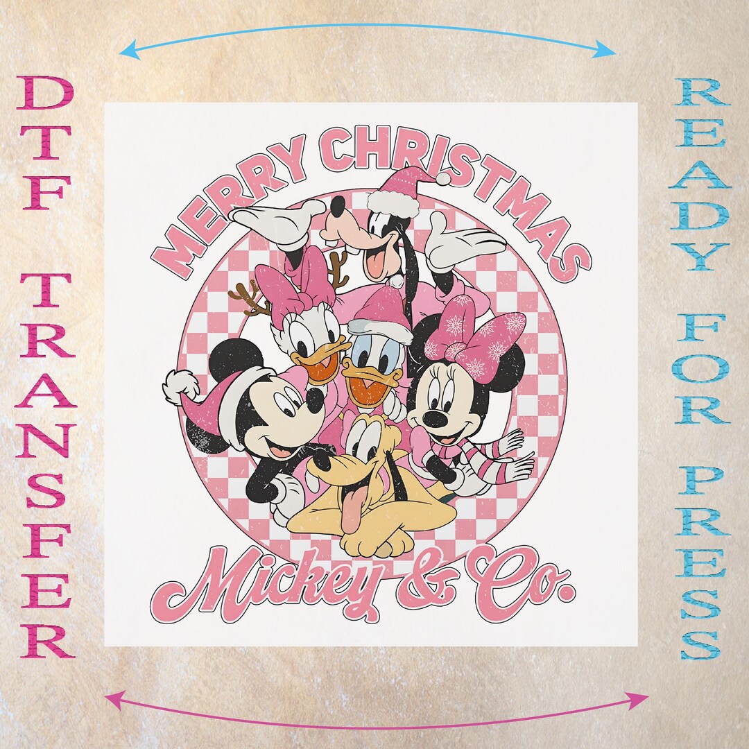 Disney Christmas Ready to Press, Merry Christmas Mickey and Co ...