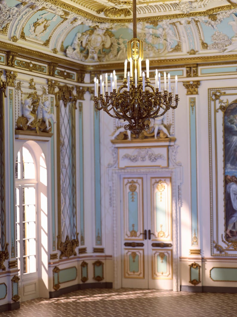 Miniature Baroque Magnificent Palace - Etsy